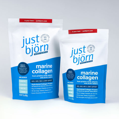 unflavored marine collagen peptides | just björn collagen